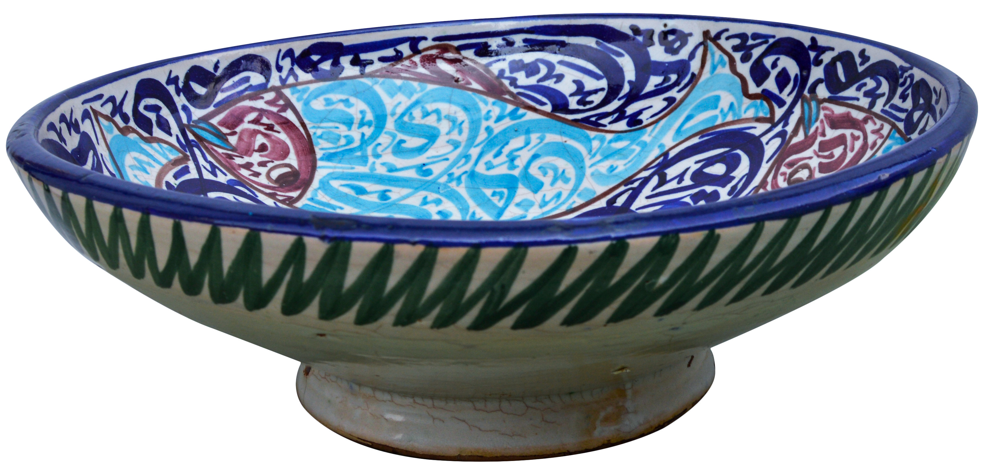The Moroccan Room Ceramic Decorative Bowl in Blue - Wayfair Canada