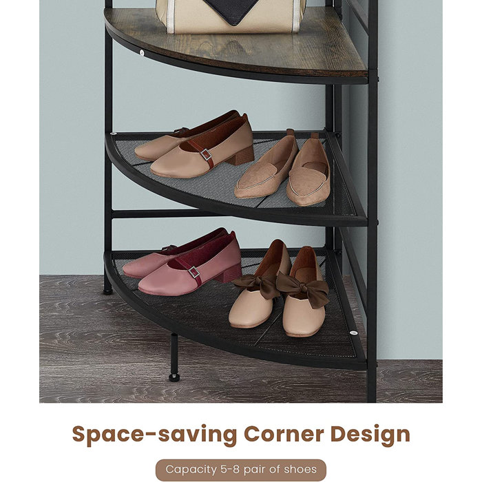 17 Stories Arey Hall Tree 19.68'' Wide with Bench and Shoe Storage ...