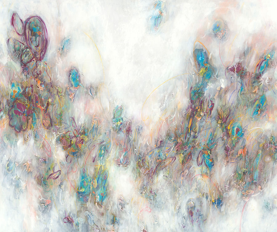 Chelsea Art Studio Victor Ryan " Bubblegum Wishes And Butterfly Kisses " by Victor Ryan Painting ...