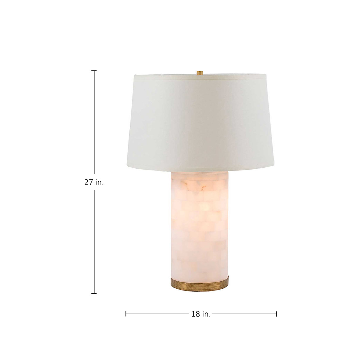 Gabby 27" Gilded Gold Table Lamp | Perigold