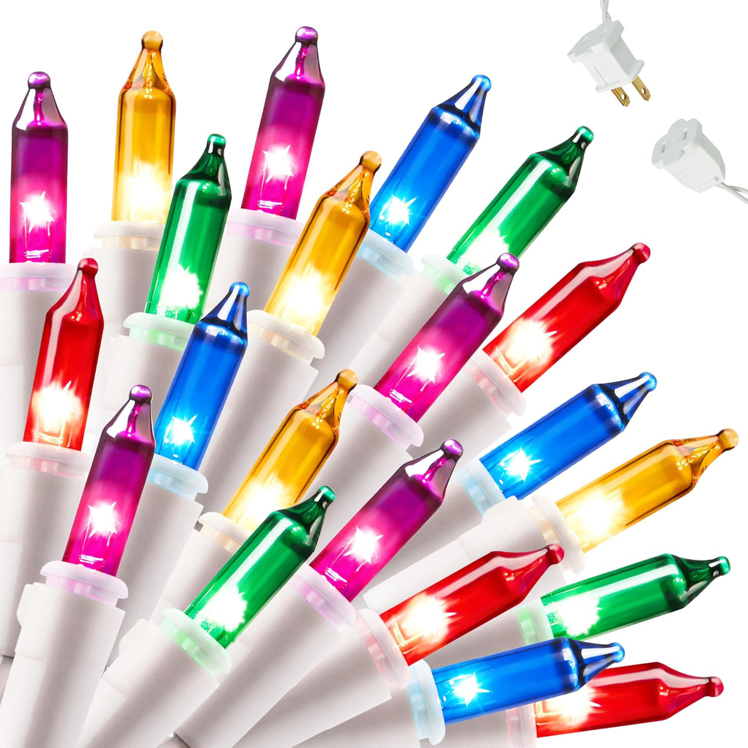 The Holiday Aisle® Christmas Lights Outdoor,200 Christmas Tree Lights ...