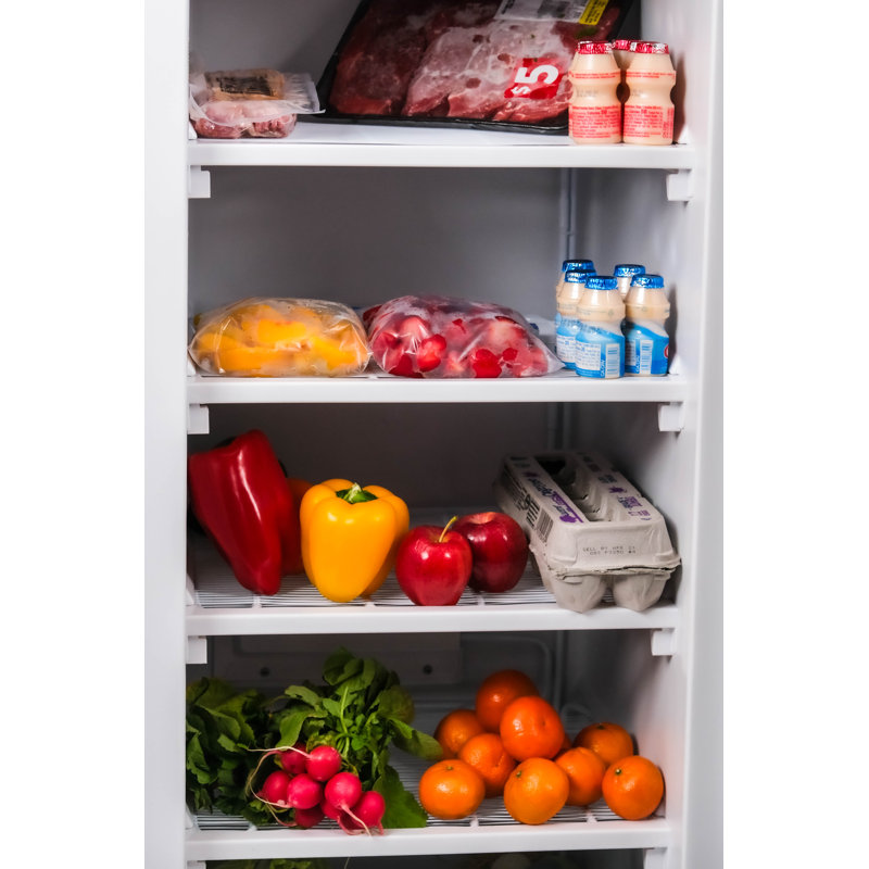 FRIGIDAIRE 6.5 CU. FT. Upright Freezer, Deep Freeze, Vinyl Coated Metal ...