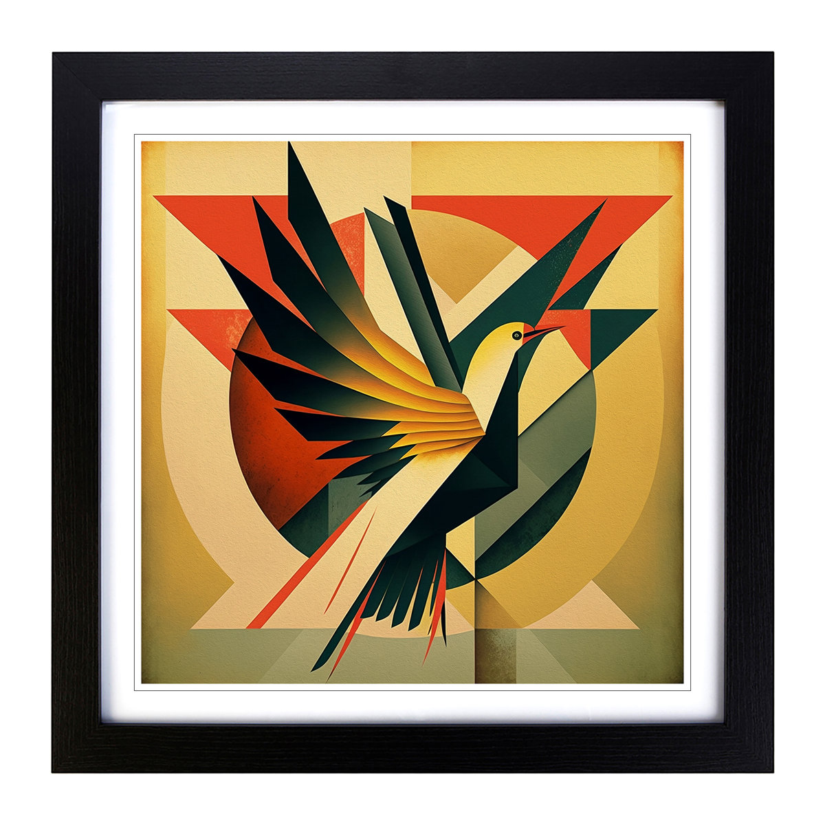 Marlow Home Co. Phoenix Suprematism - Framed Print | Wayfair.co.uk