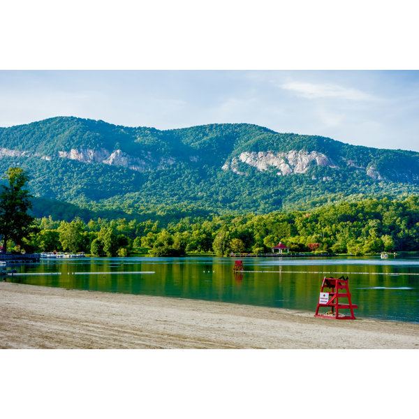 Millwood Pines Lake Lure On Canvas by Digidreamgrafix Print | Wayfair