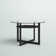 Mercury Row® Rowlett Round Glass Top Metal Base Dining Table & Reviews ...