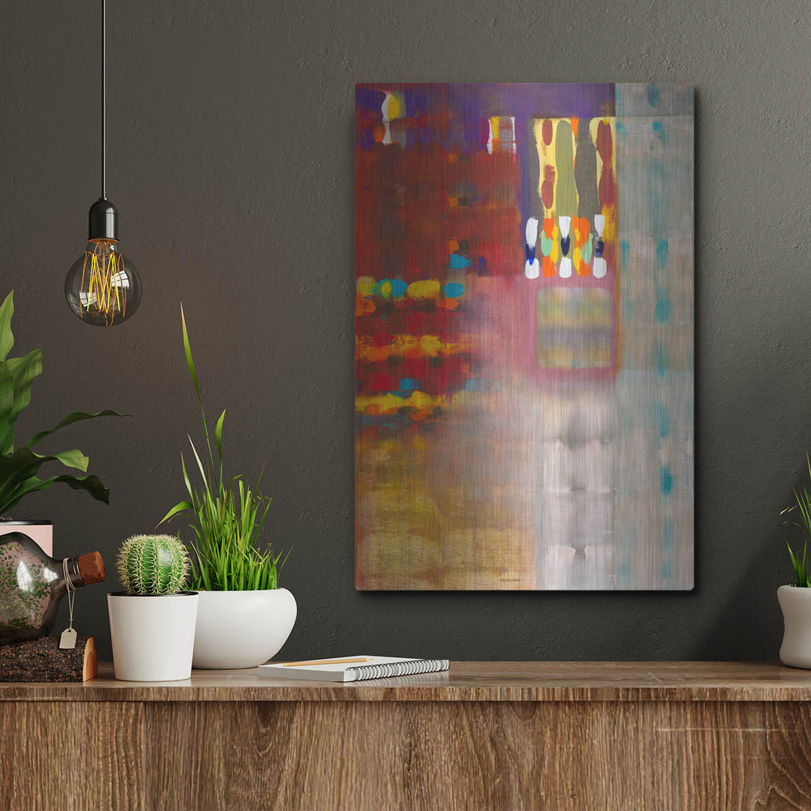 Orren Ellis 'Color Storm at the Piazza' by Hooshang Khorasani, Metal ...