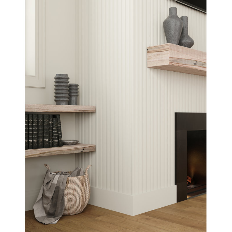 Ornamental Mouldings Reeded Hardwood 5 x 96 W Accent Moulding | Wayfair