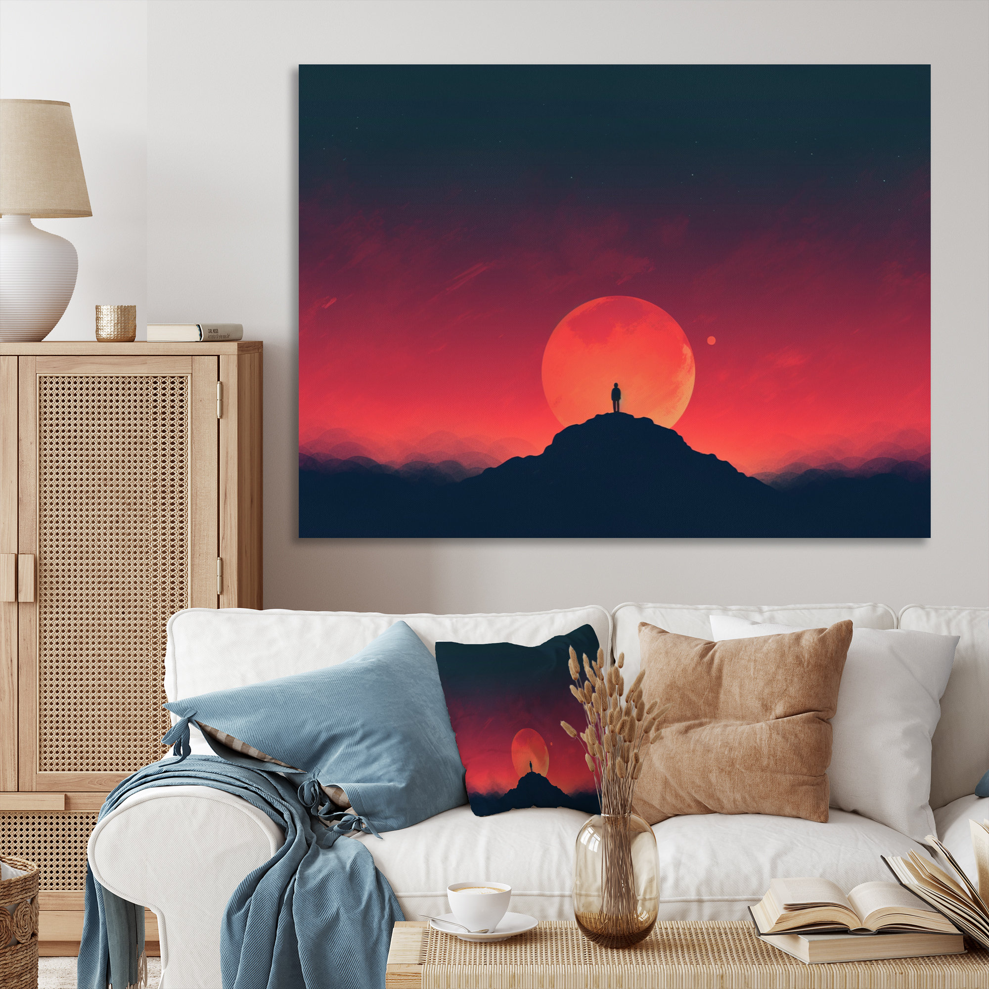 Loon Peak® Minimalism Alpine Beauty III - Print on Canvas | Wayfair