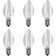 WBM LLC 15 Watt Equivalent E12/Candelabra Dimmable 2500K Light Bulb ...