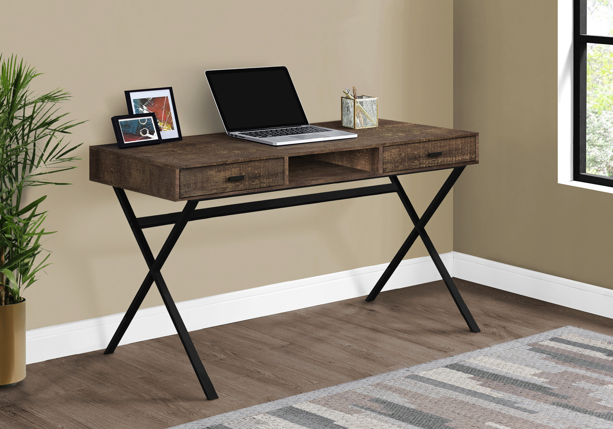 Latitude Run® Computer Desk, Home Office, Laptop | Wayfair
