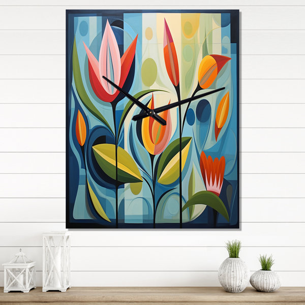 East Urban Home Jerelle Aluminum Wall Clock | Wayfair