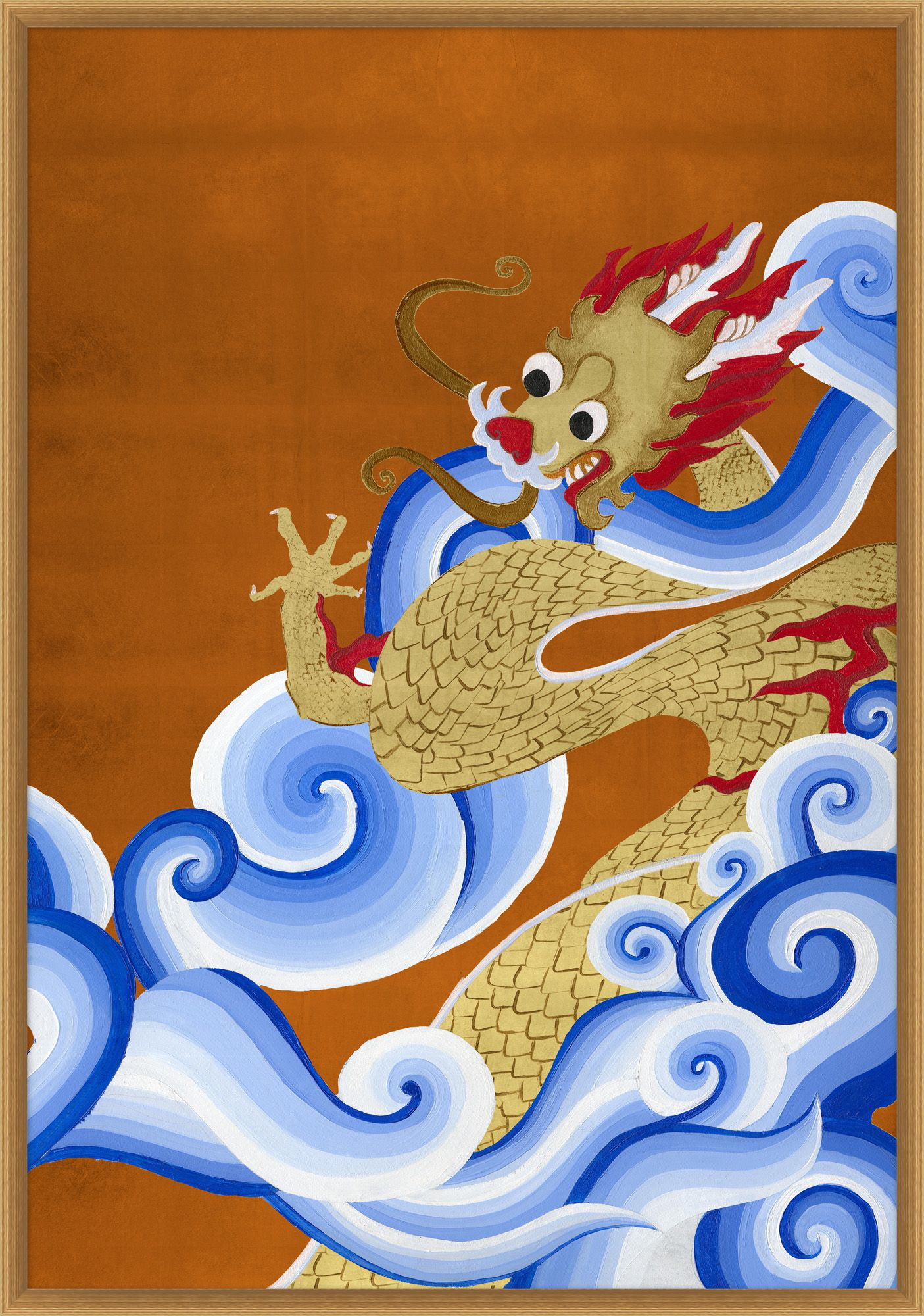 Wendover Art Group Dragon impérial 2 - reproduction d'un seul cadre ...