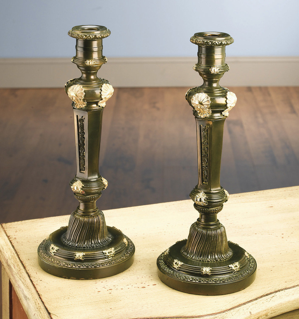 Astoria Grand 14" Resin Candlestick | Wayfair