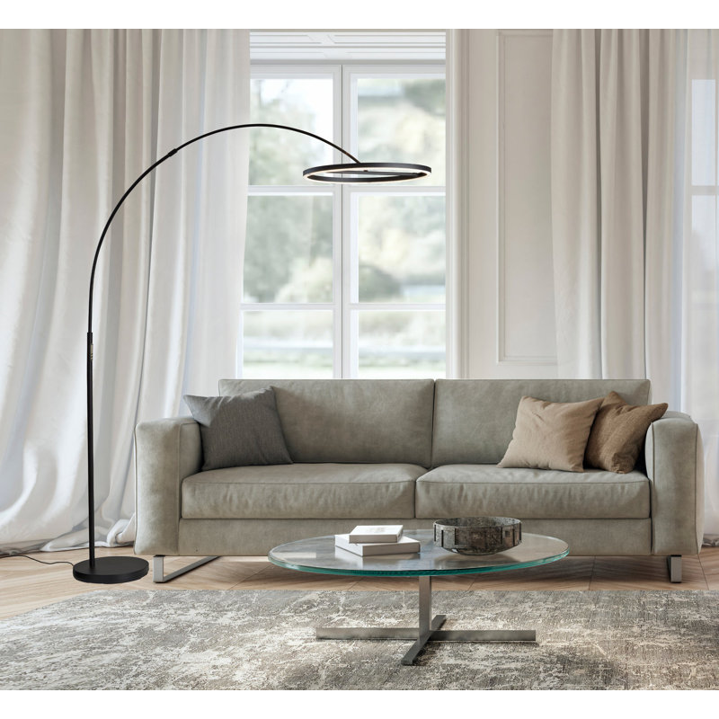 Corrigan Studio® Falcon LED Arc Lamp w. Smart Switch | Wayfair