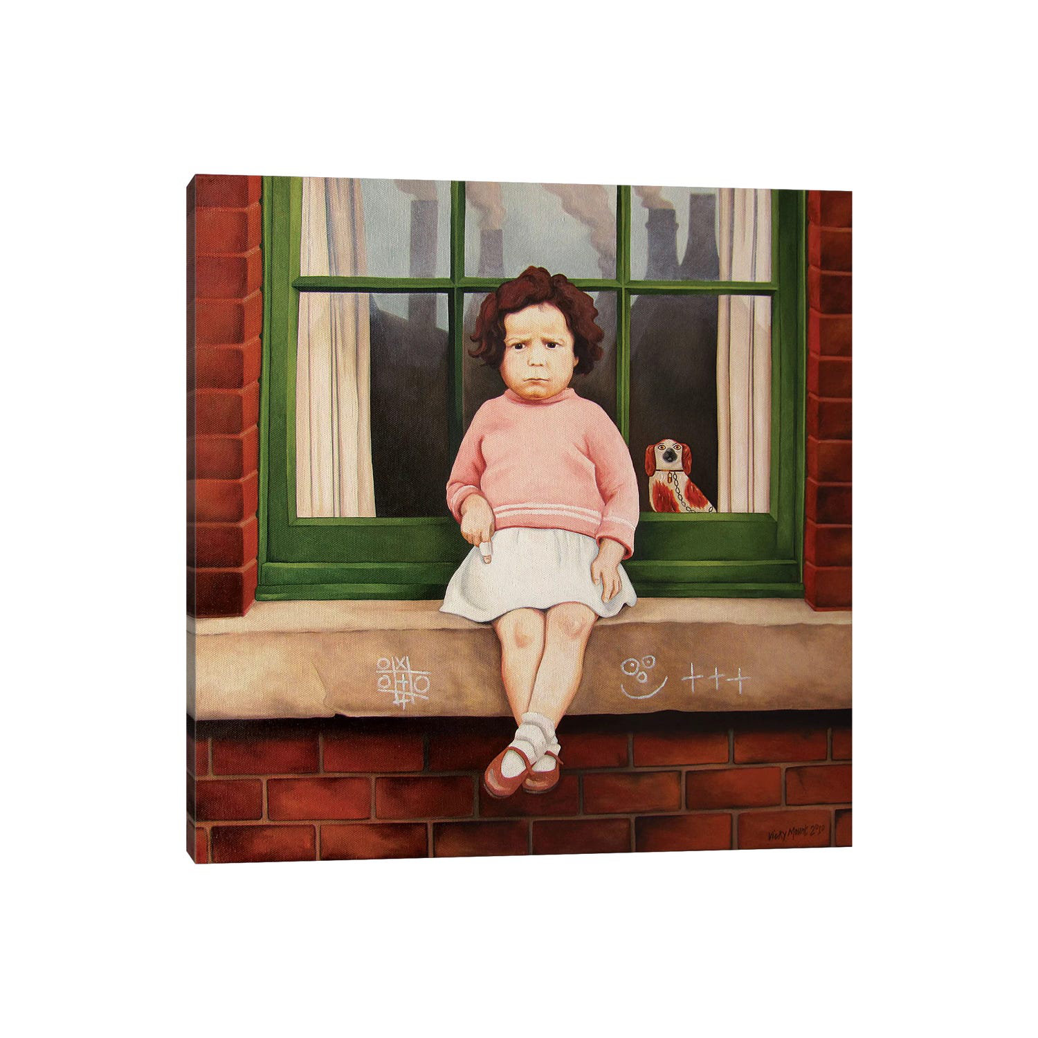 East Urban Home Sore Finger by Vicky Mount - Wrapped Canvas Painting ...