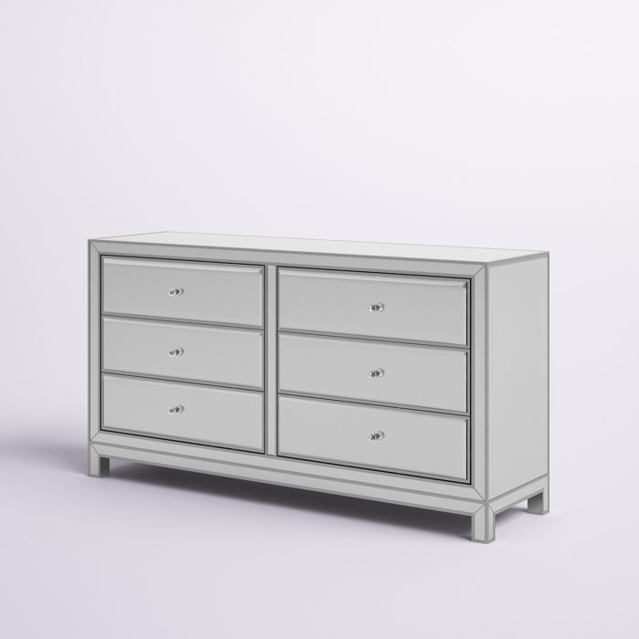 Willa Arlo Interiors Fairgrove 6 - Drawer Dresser & Reviews | Wayfair