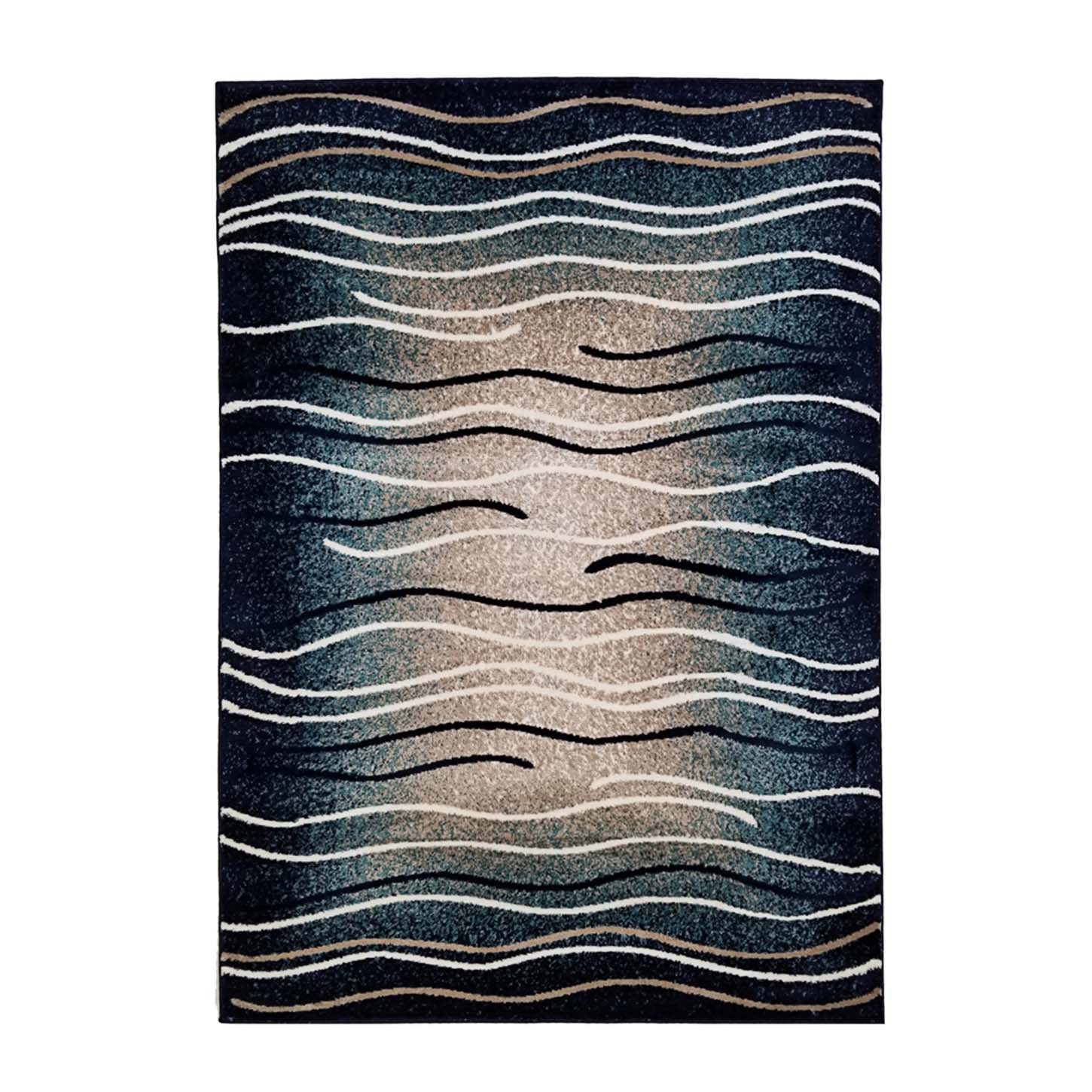 Wrought Studio™ Area Rug, Wave Pattern Carpet | Wayfair