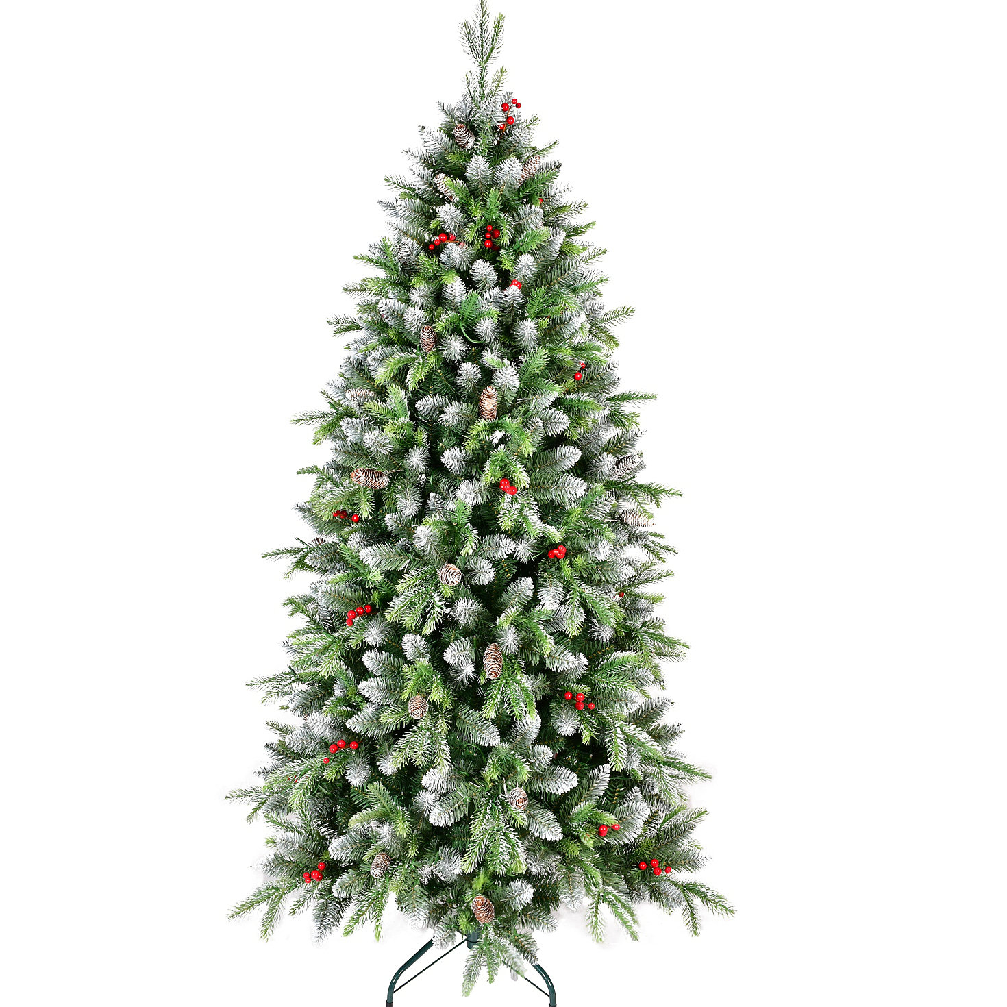 Ophelia & Co. 6Ft Pre-Lit Artificial Christmas Tree With 380 Warm LED ...