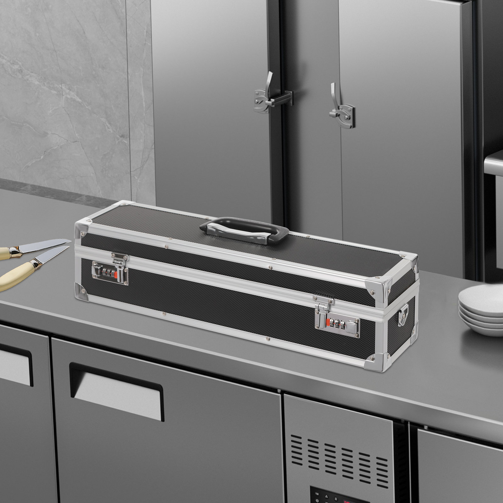 YaoTown 8 Slots Knife Case For Chefs Portable Knife Organizer Case ...