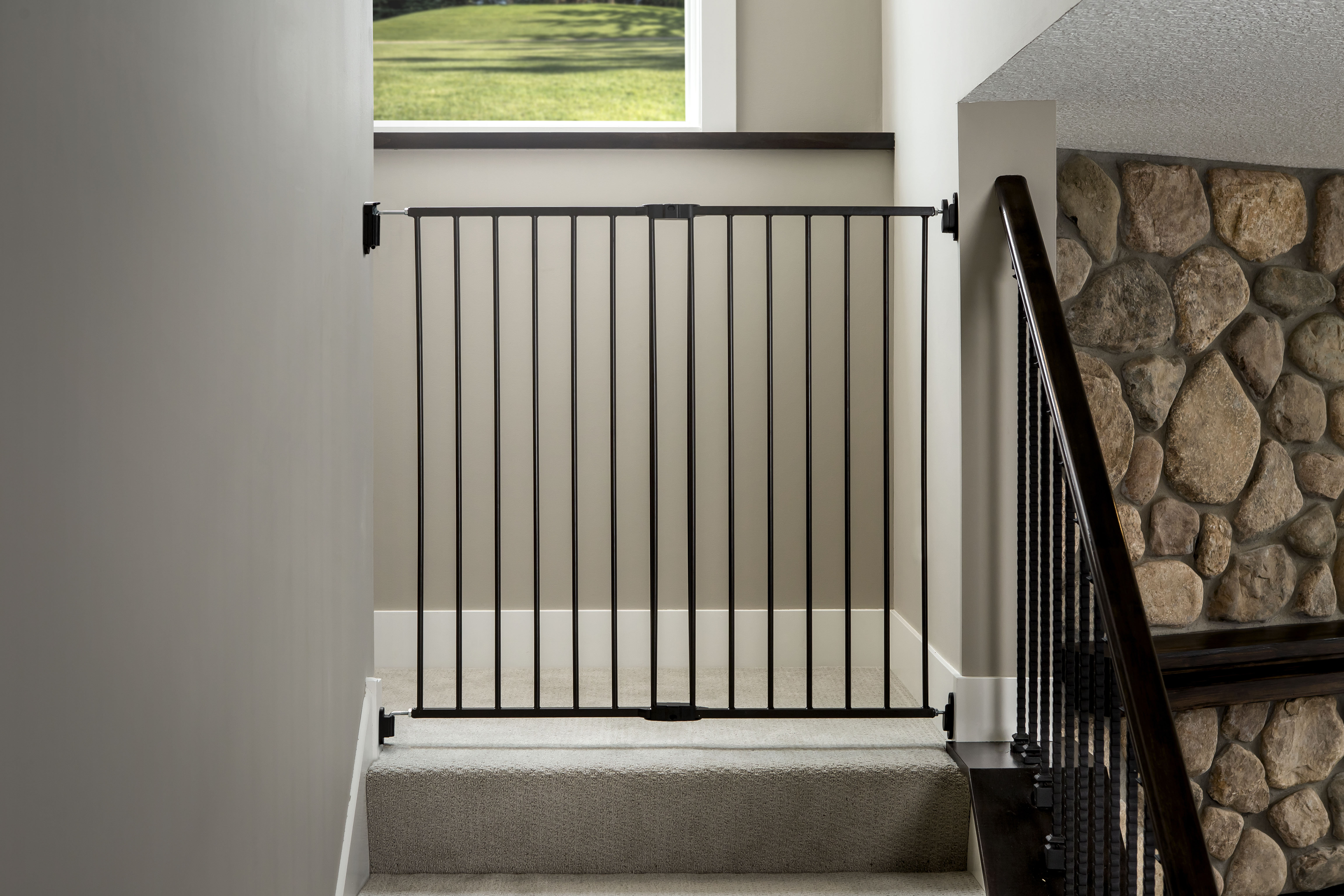 Regalo Top of Stairs Metal Safety Gate & Reviews - Wayfair Canada