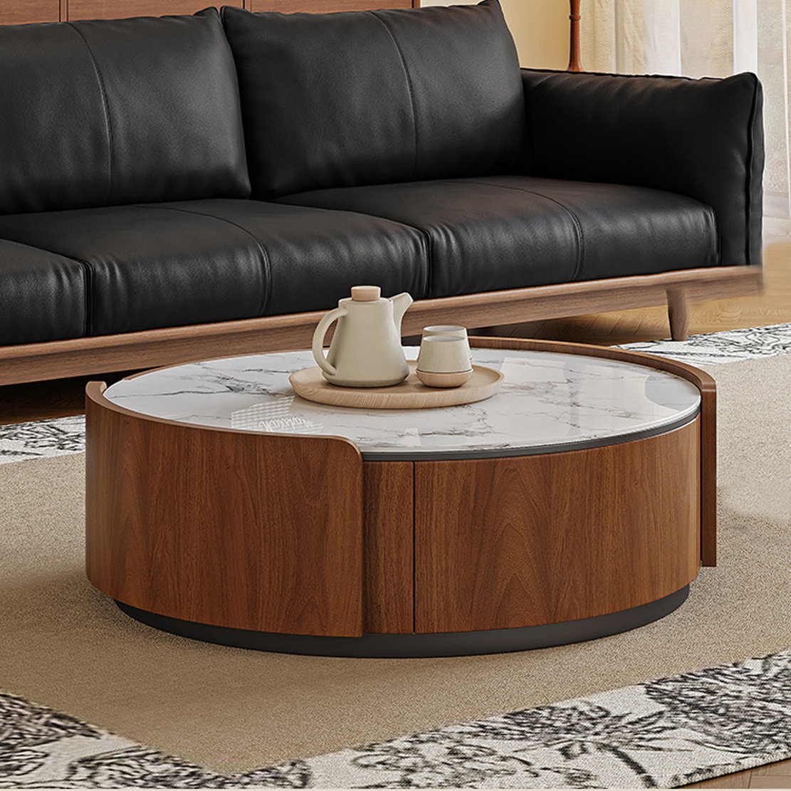 Orren Ellis Round stone table with medieval style - Wayfair Canada