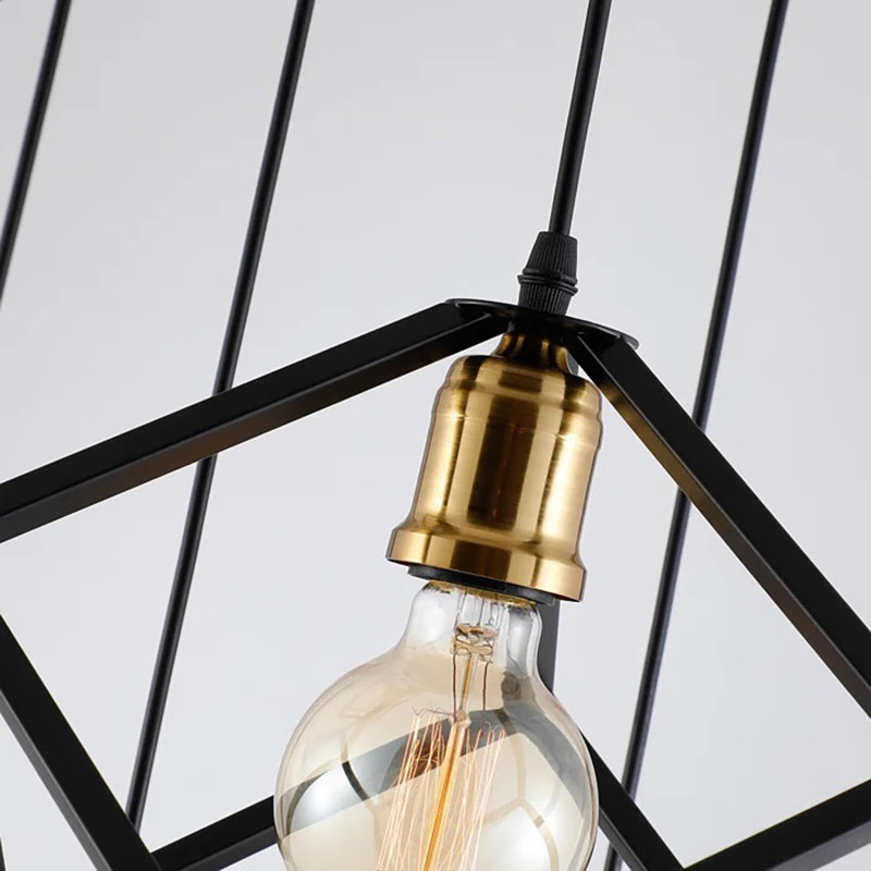 Latitude Run® Indie 5 - Light Modern Cluster Square Cube Minimalist ...