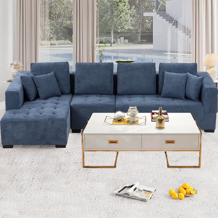 Latitude Run® 134" Wide Sofa & Chaise - Wayfair Canada