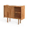 Demontha Compton 45" Scandinavian High Buffet Cabinet – Solid Wood ...