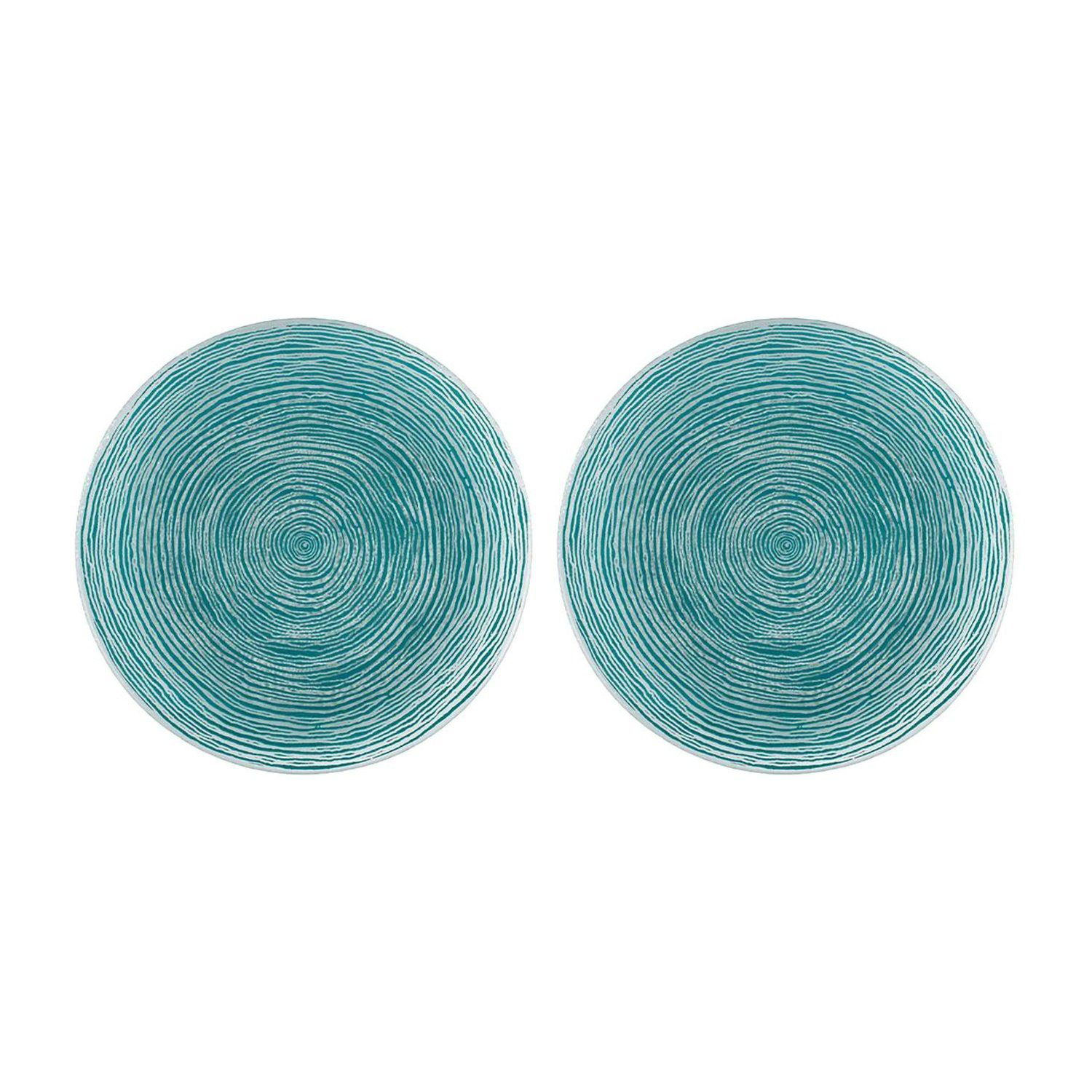 Turgla Home Glass Dinnerware dia.7.75" Round Glass Plate (Set of 2 ...