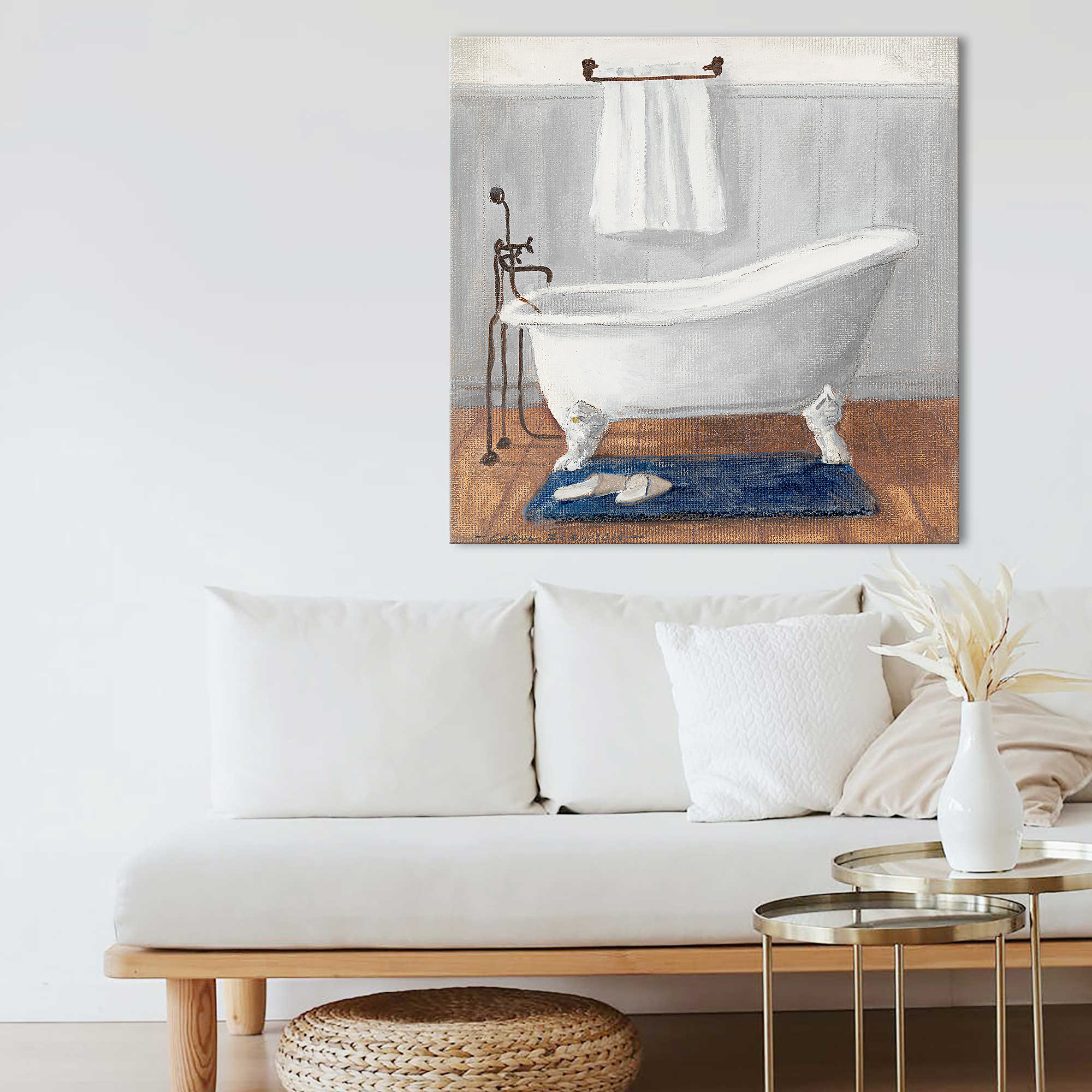 Lark Manor™ "Countryside Bath II" by Carol Robinson Print on Canvas ...