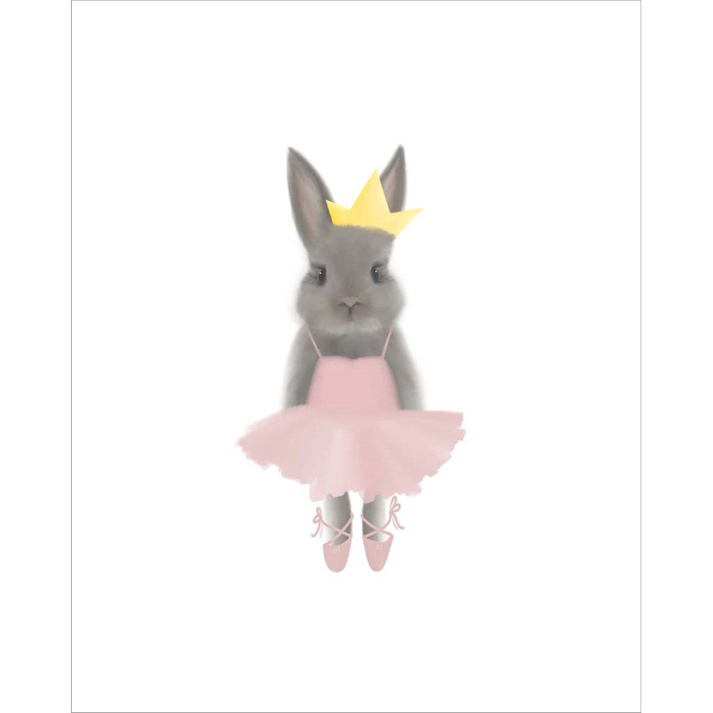 Trinx Full Body Ballet Bunny by Pam Varacek - Wrapped Canvas Print ...