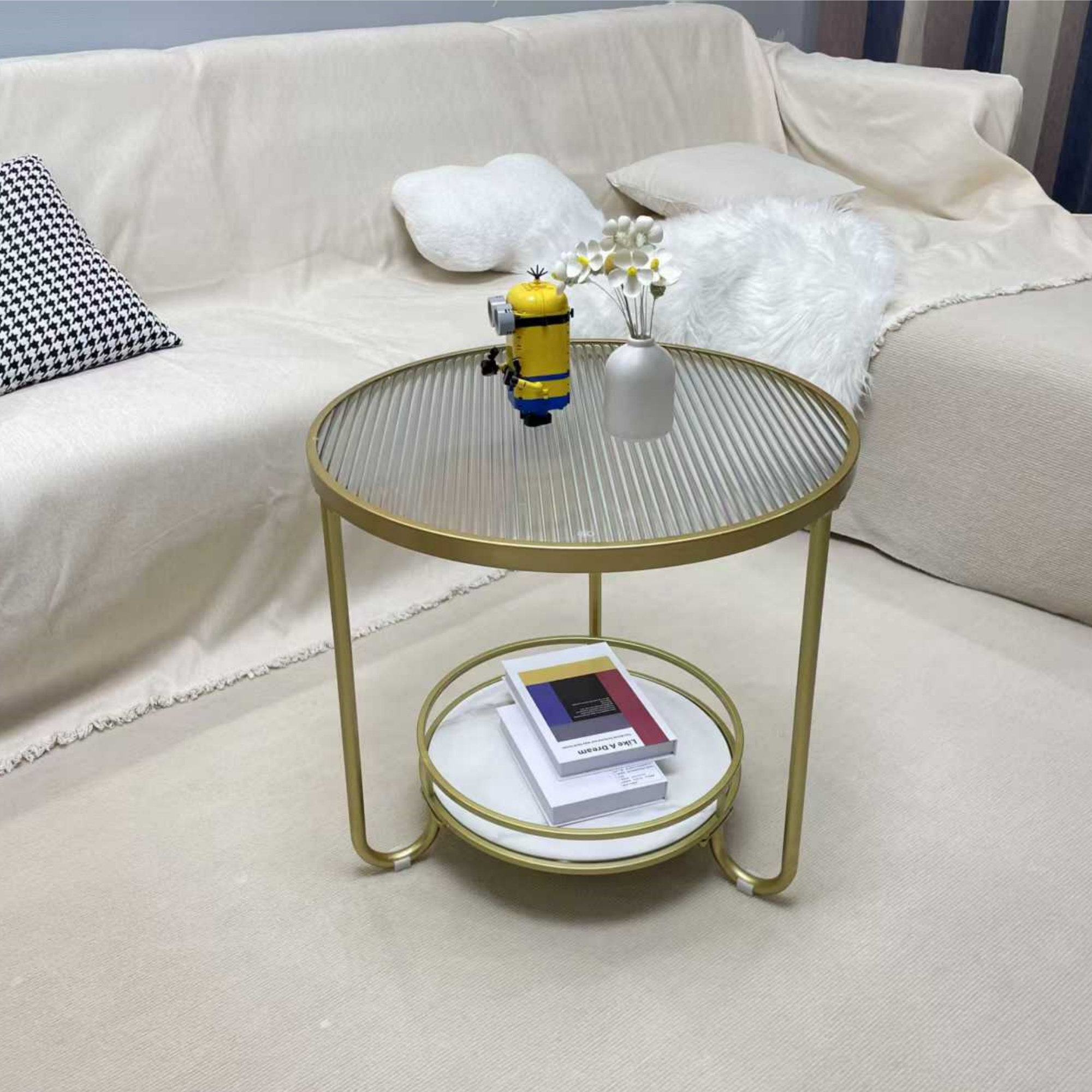 Wrought Studio™ Double Round Coffee Table | Wayfair