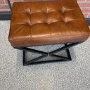 AllModern Pearson Leather Ottoman & Reviews | Wayfair