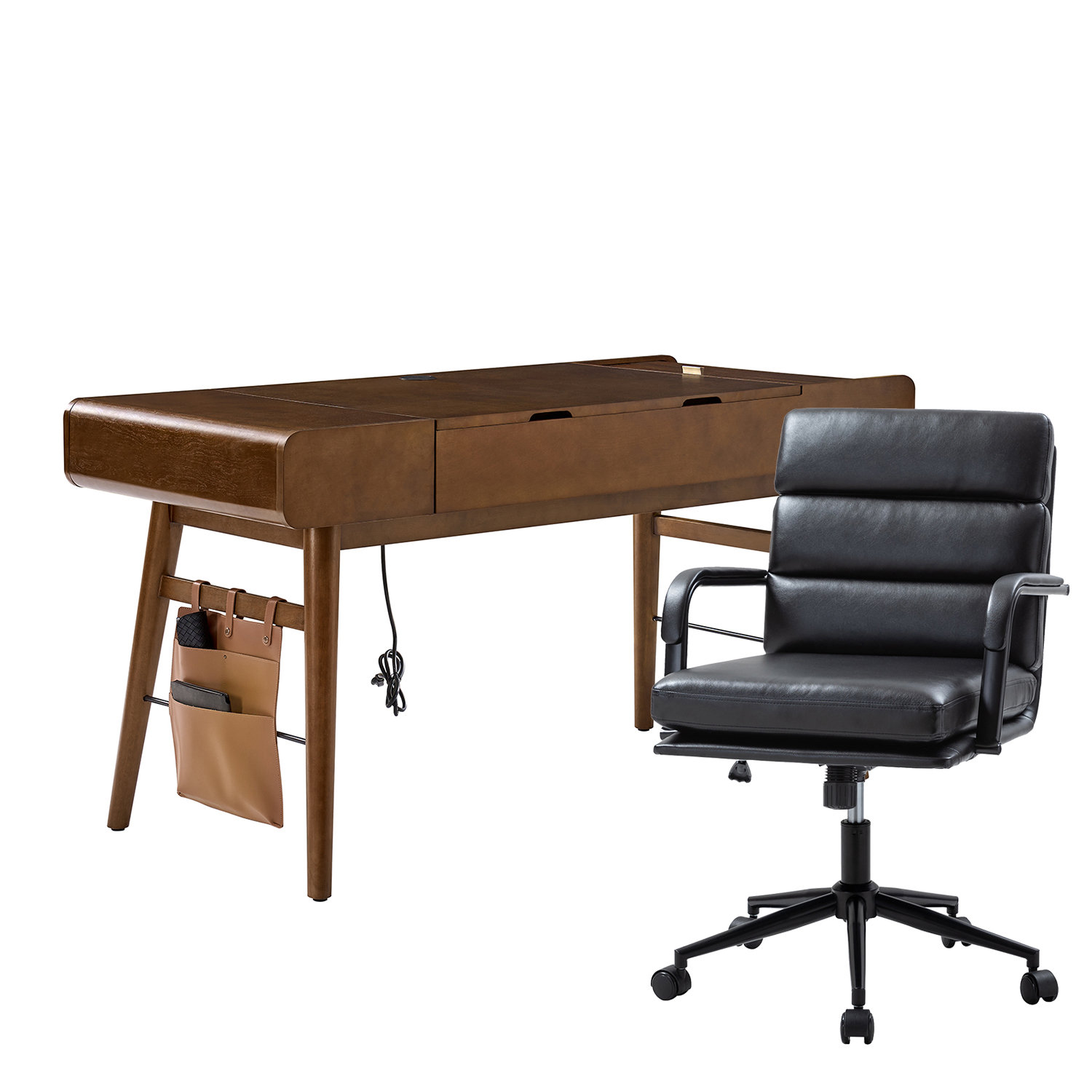 Wade Logan® Anagrace 2-Piece Desk Office Chair Set & Reviews | Wayfair