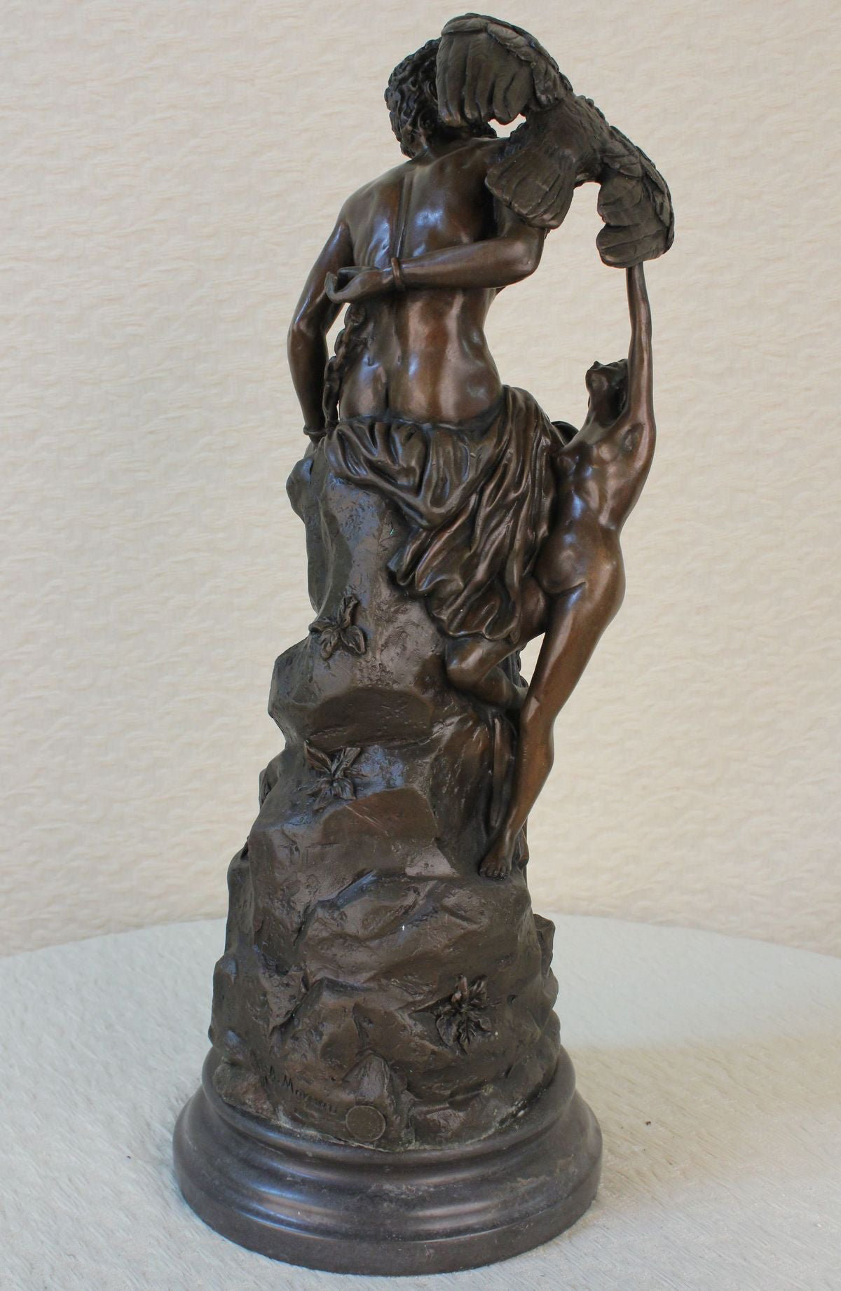 Bloomsbury Market Moreau Zeus With Nymphs And Eagle Bronze Sculpture ...