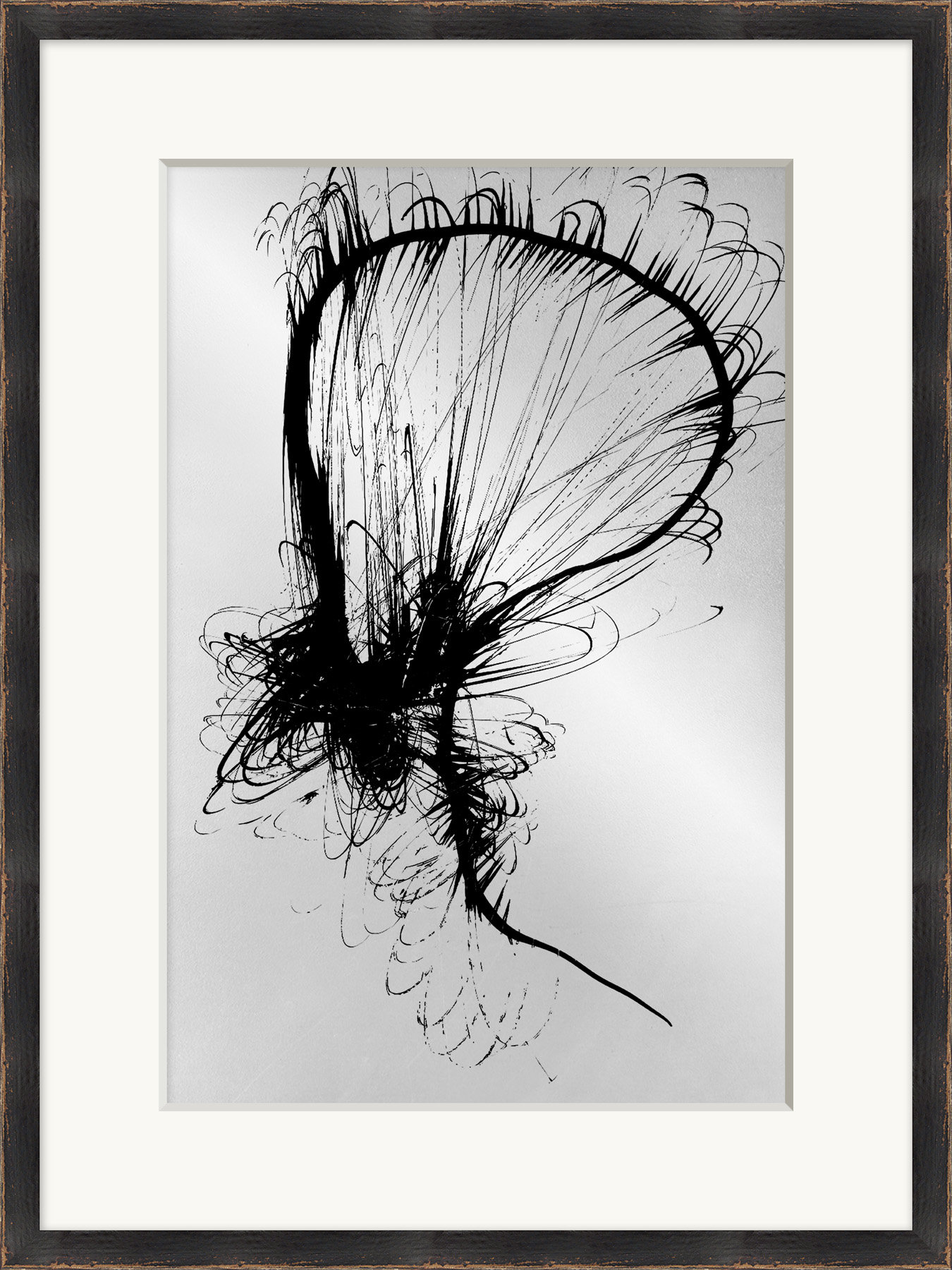 Wendover Art Group Intrepid on Silver Leaf 2 - Picture Frame Painting ...