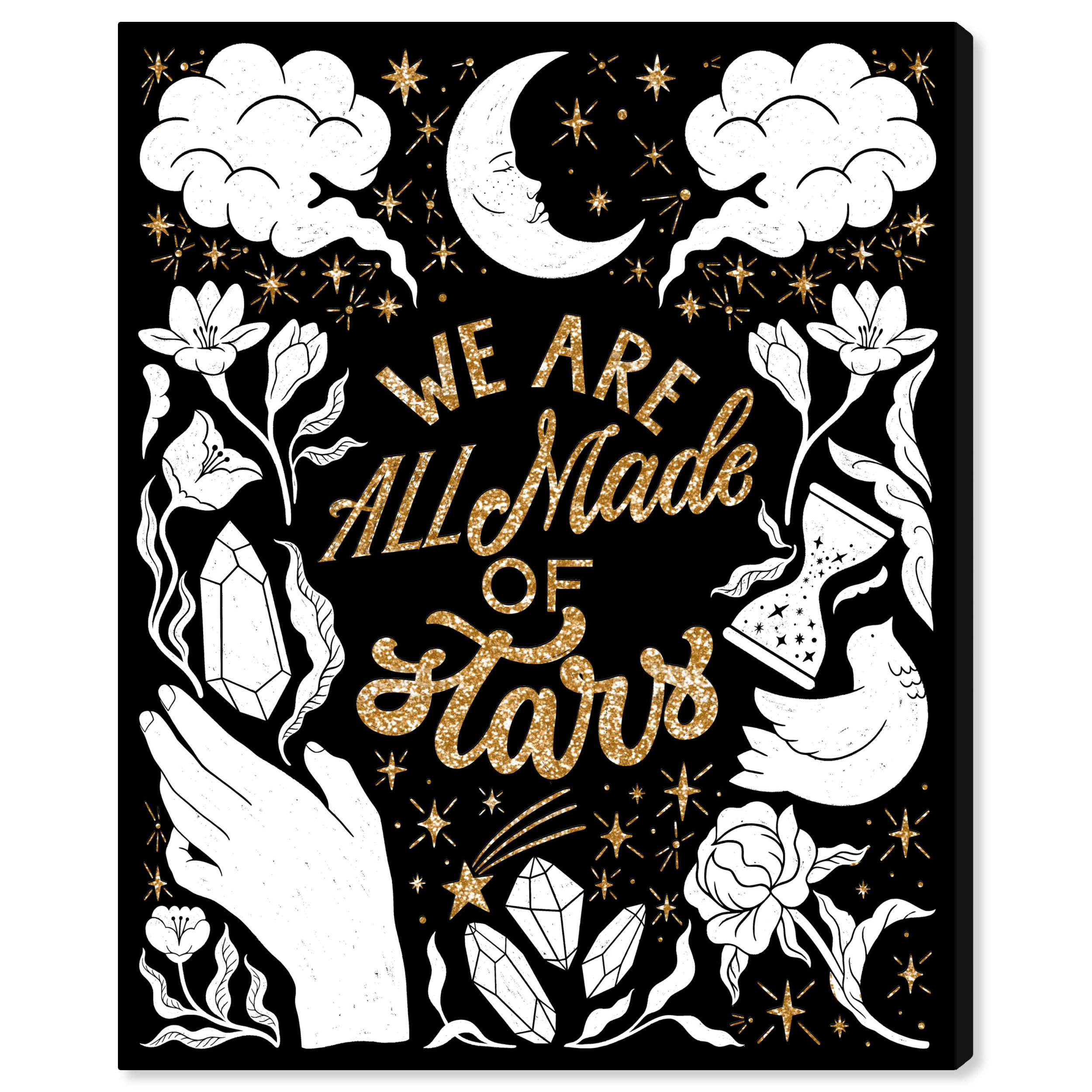 Oliver Gal Made of Stars - Textual Art on Canvas - Wayfair Canada