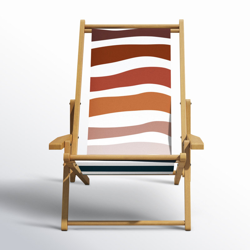 AllModern Giana Reclining Folding Deck Chair | Wayfair