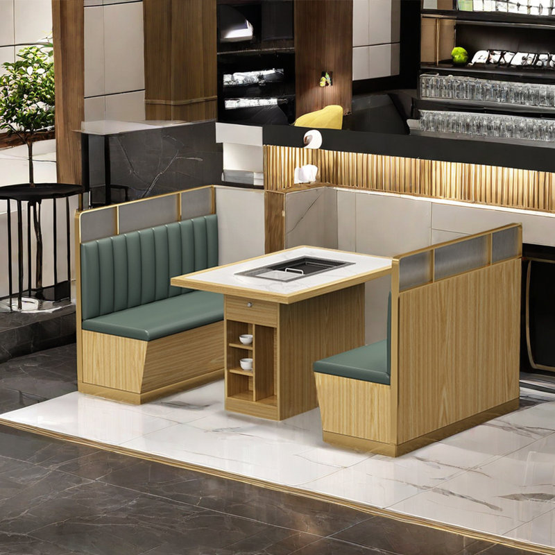 Canadian Linen Stylish Luxury Restaurant Cafe Benches Faux Leather ...