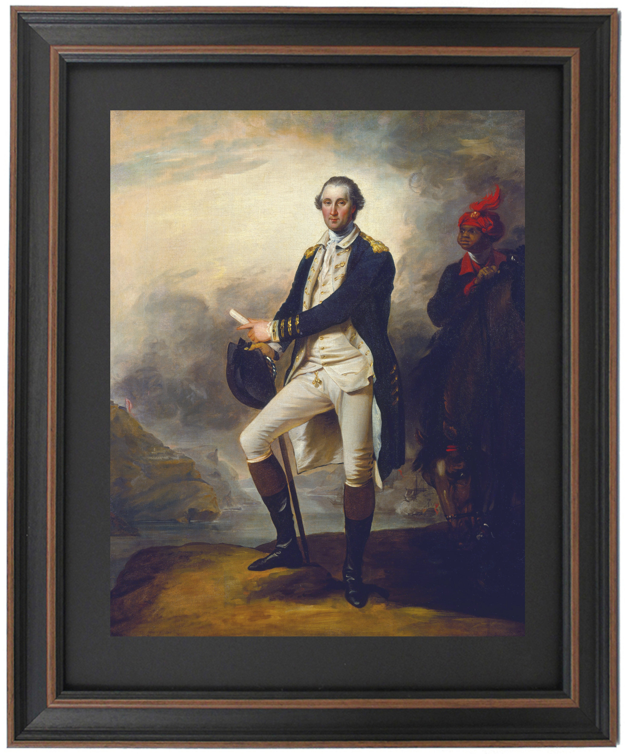 Alcott Hill George Washington Portrait by John Trumbull | Framed Print ...