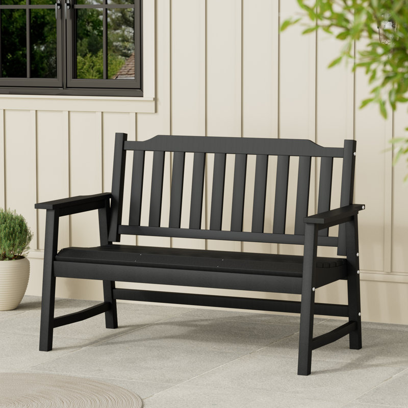 Lark Manor™ High Quality HDPE Outdoor Bench & Reviews | Wayfair