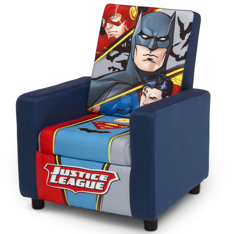 Delta Children DC Comics Justice League High Back Upholstered Kids ...
