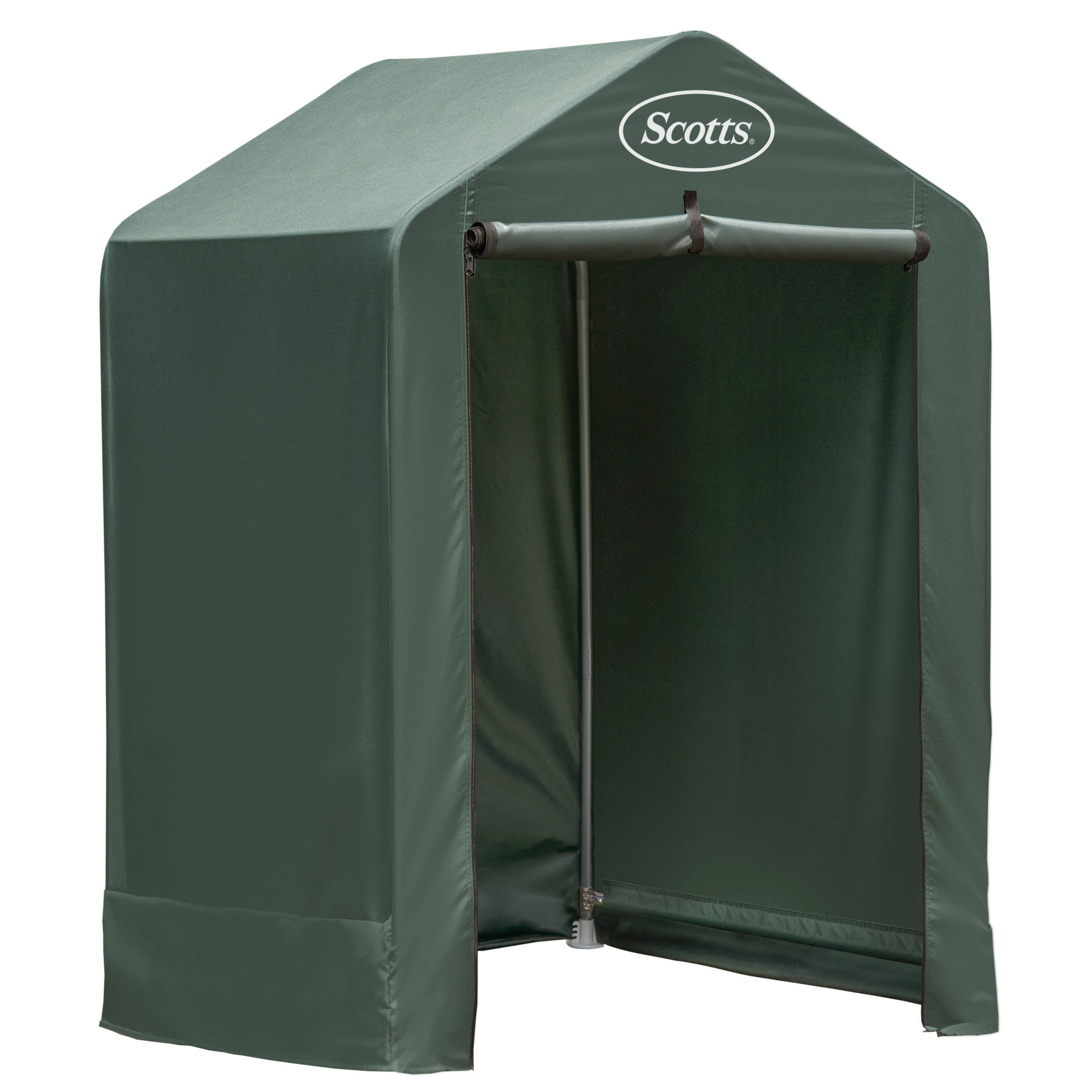 ShelterLogic Scotts Garden Shed 4 x 4 x 6 Green Peak & Reviews ...