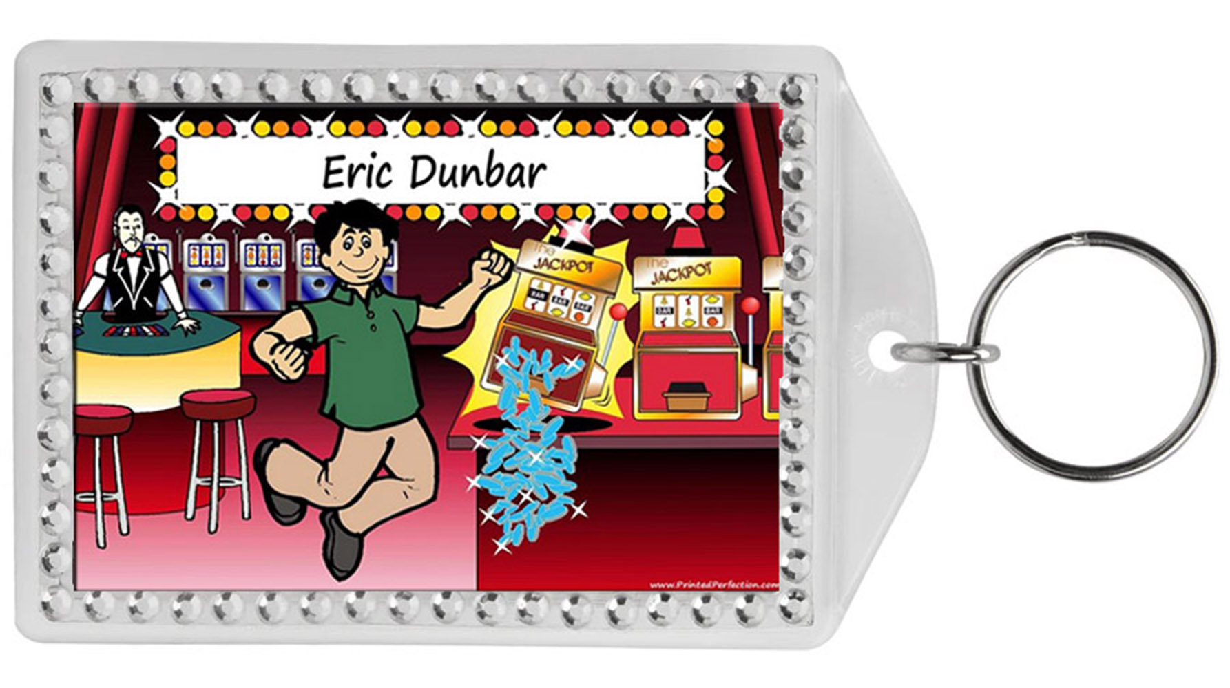 Printed Perfection Personalized Name That Toon Gambler - Male ...