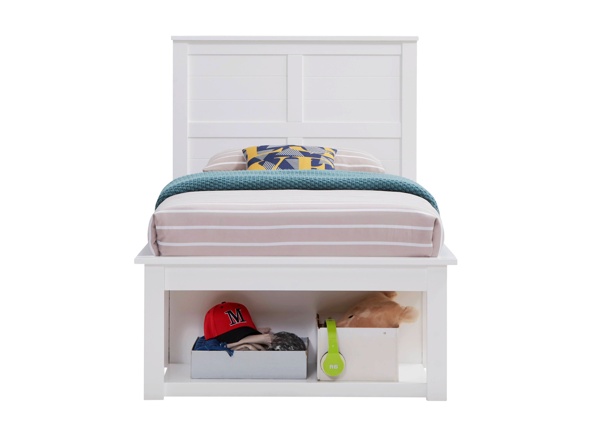 Red Barrel Studio® Parklawn Solid Wood+MDF Platform Storage Bed | Wayfair