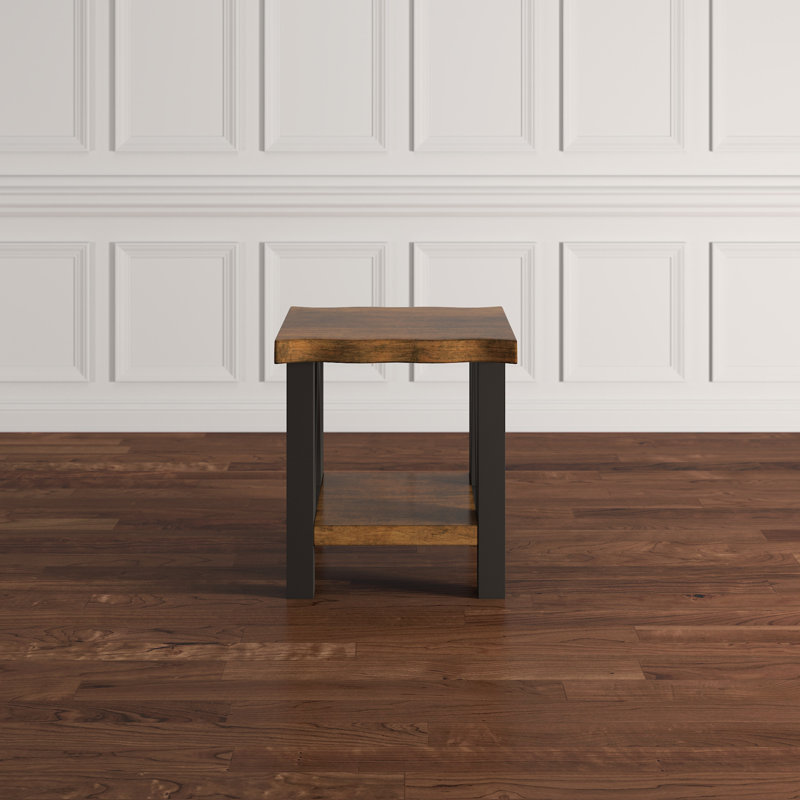 Three Posts™ Northam Trestle End Table & Reviews | Wayfair