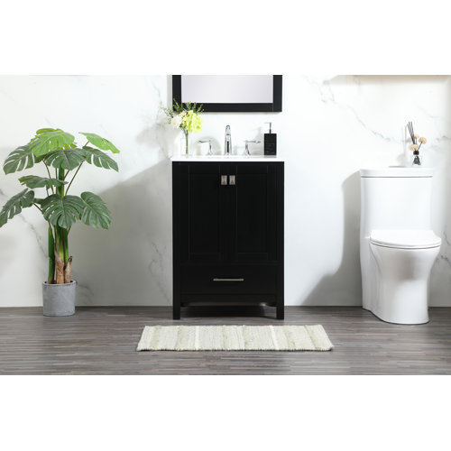 24 Inch Black Bathroom Vanities You'll Love | Wayfair