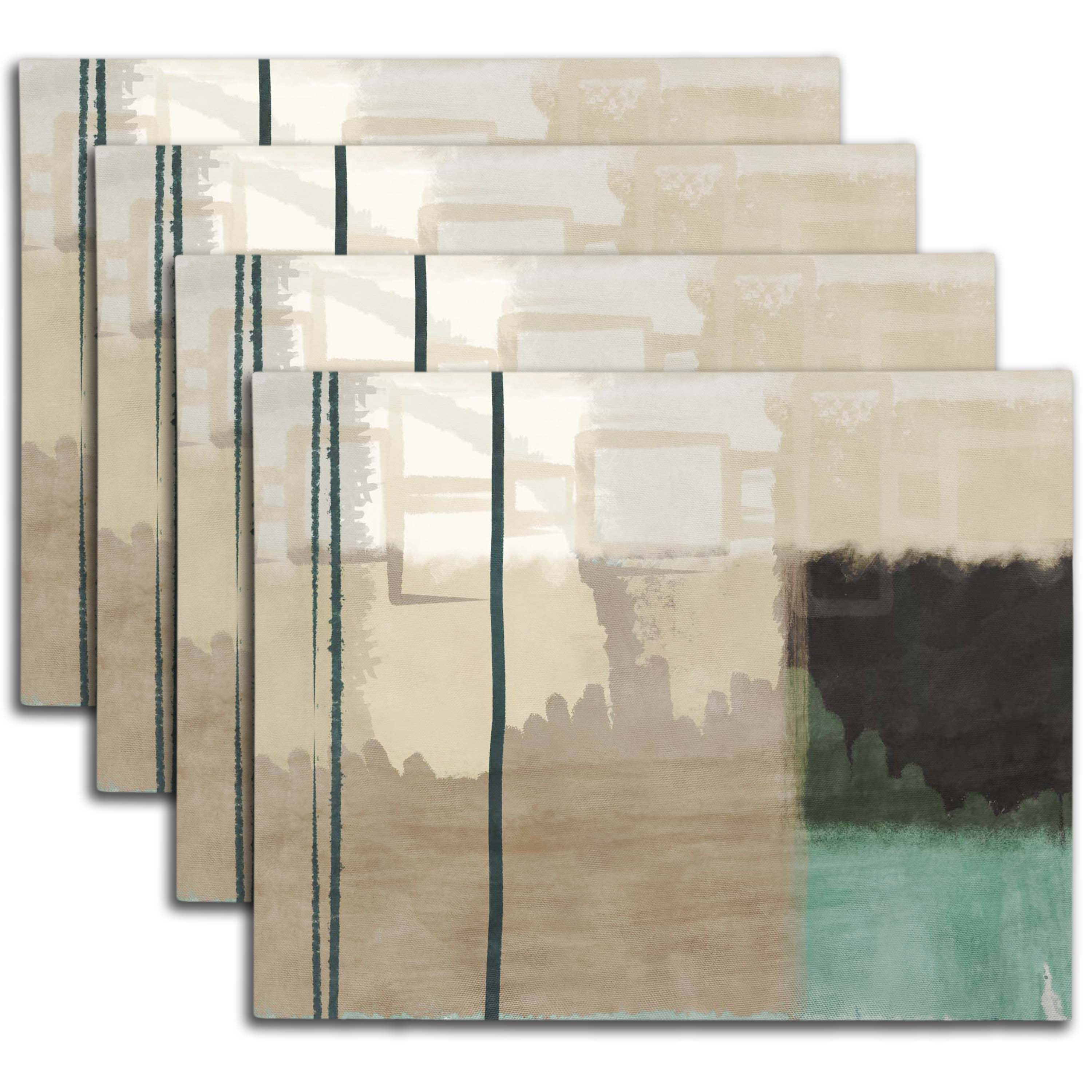 LeRoi Products Sizzling Finesse Modern Designer Two-Ply, 14x18 Placemat ...