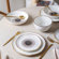 Christian Siriano Luma 16 Piece Porcelain China Dinnerware Set ...