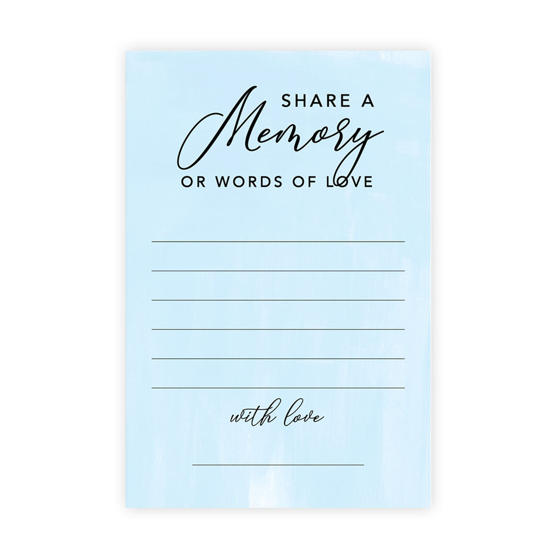 Koyal Wholesale Share A Memory Cards, Pink Watercolor 4" X 6" Cards For ...